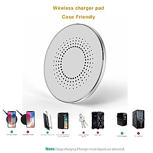 Wireless Charging Pad 30W, Fast Wireless Charger Compatible with Samsung Galaxy S23 S22 S21 S20 FE S10, Wireless Charger Pad Compatible for iPhone 14 13 12 11, Google Pixel 7 Pro 7a 6 Pro 5 4XL