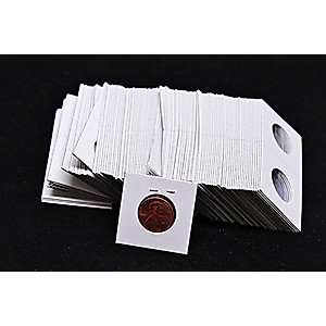 100 PREMIUM MYLAR 1.5" x 1.5" PENNY COIN HOLDER FLIPS