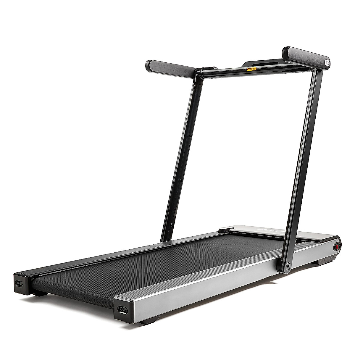 Sunny Health & Fitness ASUNA Space Saving Treadmill, Motorized with Low Profile, Speakers & Slim Folding - 8730,Black