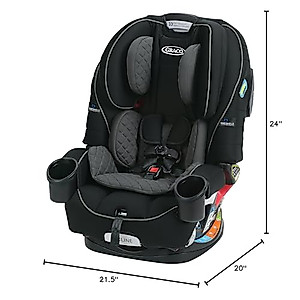 Graco 4Ever 4 in 1 Car Seat, Featuring TrueShield Side Impact Technology, Adjustable Harness System, Ideal for Newborns, Infants, Toddlers & Kids