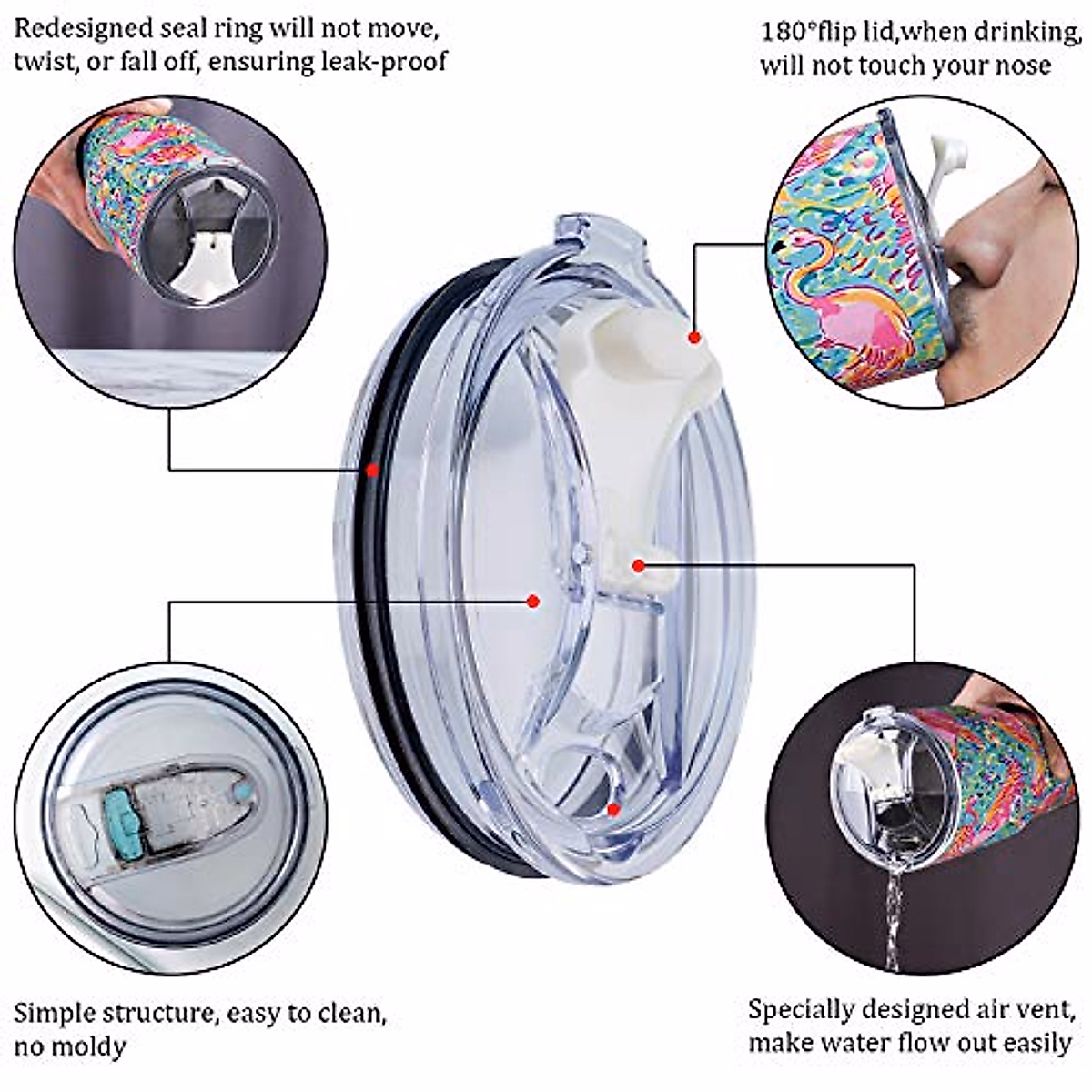 30 oz Tumbler with Lids and Straws,18/8 Stainless Steel Vacuum Insulated Coffee Tumbler,Insulated Travel Mug Water Cup with Leak-Proof Straw Lid & Flip Lid,3 Metal Straws,1 Cleaning Brush & Gift Box