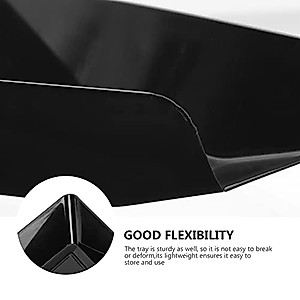 Cabilock 2 PCS Coffee Beans Tray Cupping Sample Tray Plastics Serving Tray for Scooping Weighing Baking Cooking Coffee Bean