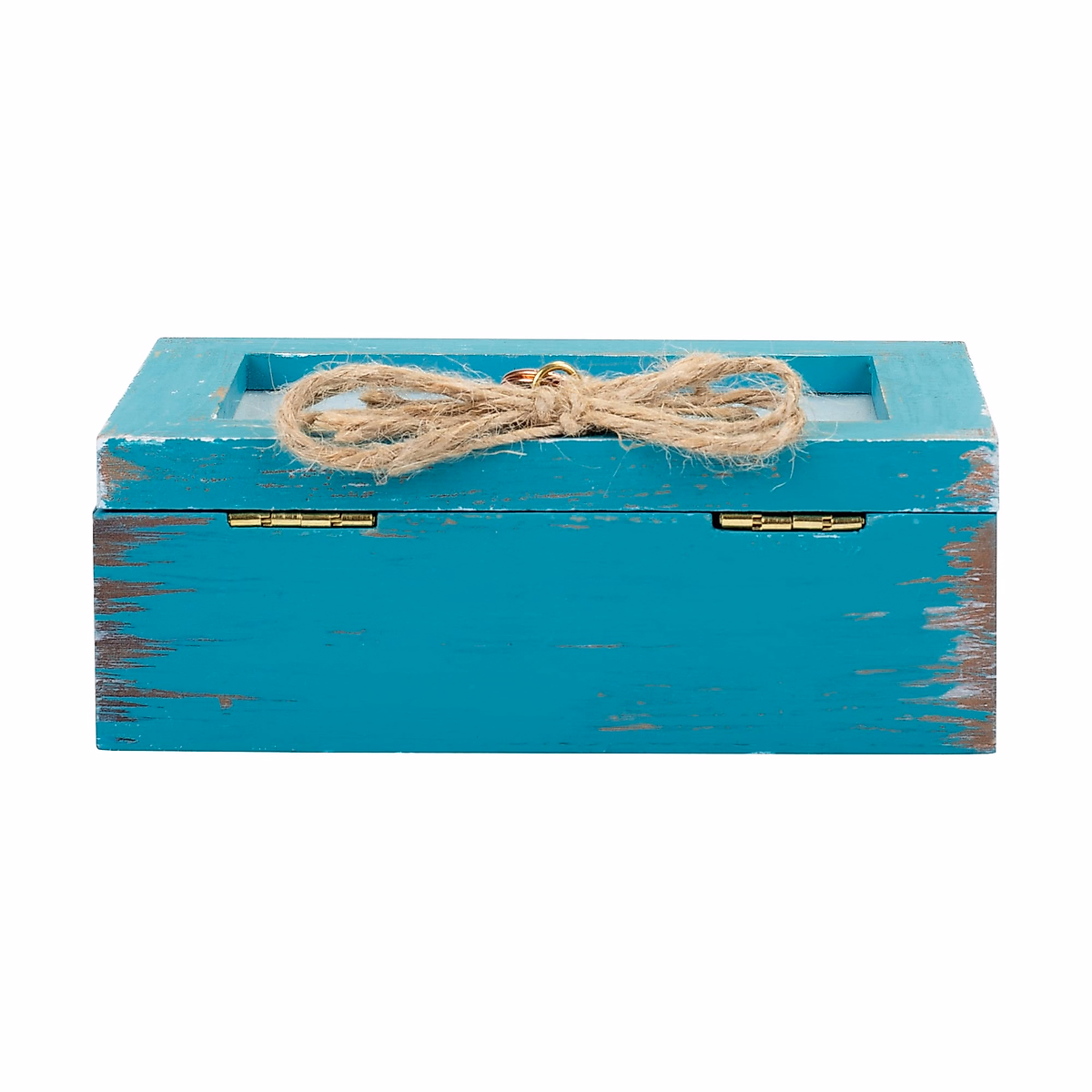 Cottage Garden Lord Bless and Keep You Petite Locket Distressed Teal Music Box Plays How Great Thou Art