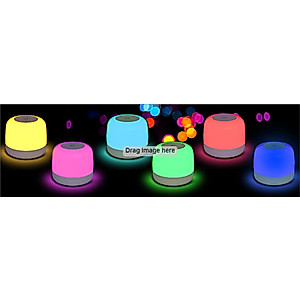 BEYONDOP Night Light, Touch Bedside Table Lamp for Bedrooms, Rechargeable Dimmable Small LED Lamp with RGB Lights, Smart Nightstand Lamp for Living Room Home Gifts