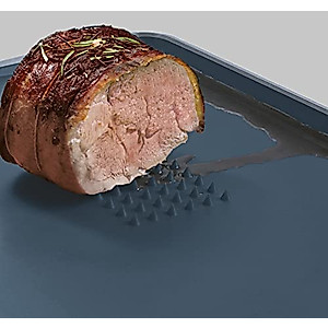 Joseph Joseph 981001 Cut&Carve Plus Plus Chopping Board, Large, Sky