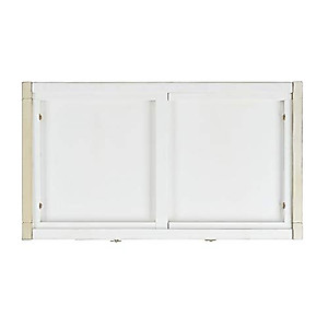 Safavieh Home Collection Johni Antique White and Gold 5-Shelf Storage Etagere