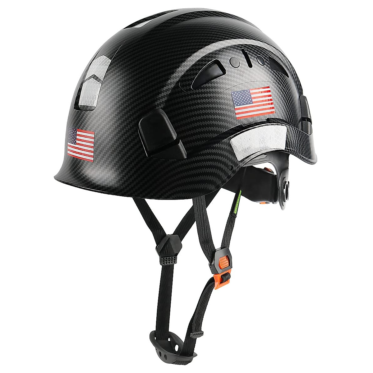 GREEN DEVIL Safety Helmet Hard Hat Adjustable Lightweight Vented ABS Work Helmet for Men and Women 6-Point Suspension ANSI Z89.1 Approved Ideal for Industrial & Construction