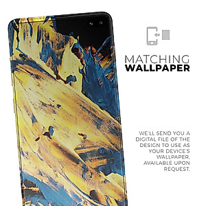 DesignSkinz Liquid Abstract Paint V43 Protective Vinyl Decal Wrap Skin Cover Compatible with The Samsung Galaxy S20 (Screen Trim & Back Glass Skin)