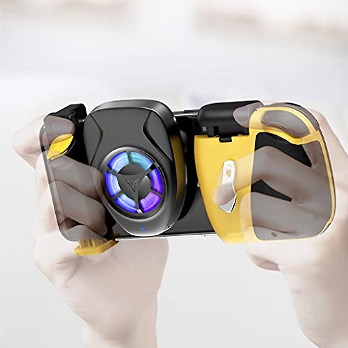 JYXDKD Mobile Phone Cooler 3-Level Phone Heat Sink Cooling Fan RGB Backlight Radiator Cold