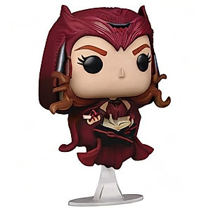 POP Marvel: WandaVision - The Scarlet Witch Funko Pop! Vinyl Figure (Bundled with Compatible Box Protector Case), Multicolored, 3.75 inches
