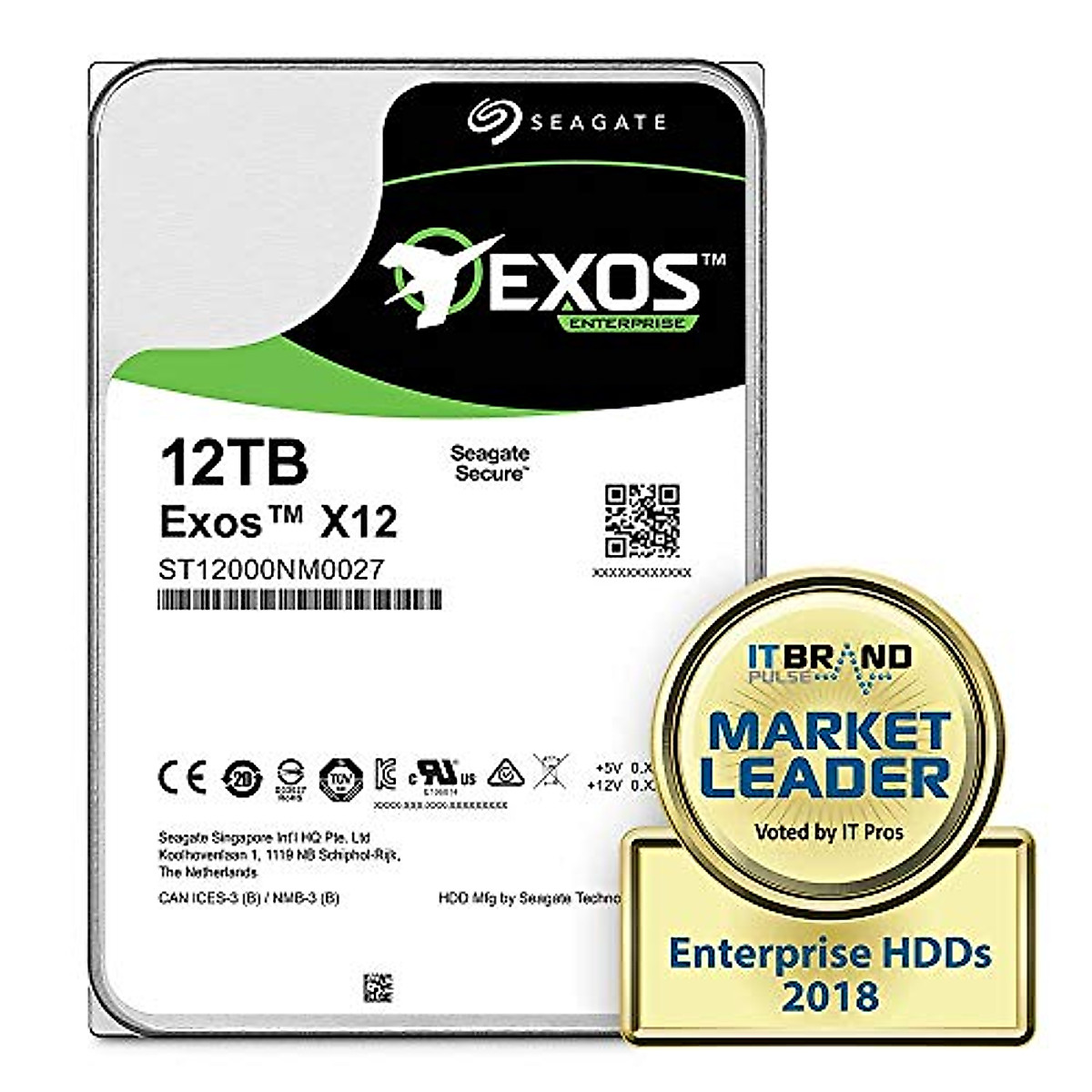 Seagate Exos 7E8 4TB 512n SATA 128MB Cache 3.5-Inch Enterprise Hard Drive (ST4000NM0035)