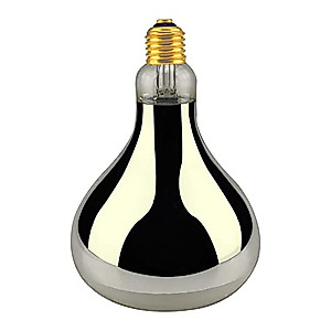 BONGBADA Heat Lamp Bulb R40 250 Watt 2 Pack Clear Infrared Glass Lamp Bulb for Food Service, Brooder Bulb, Chicks, Pet, Bathroom (Clear, R40/250W)