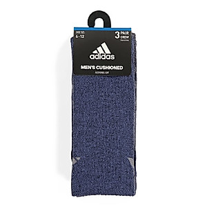 ADIDAS Men's 3pk Cushioned Crew Socks