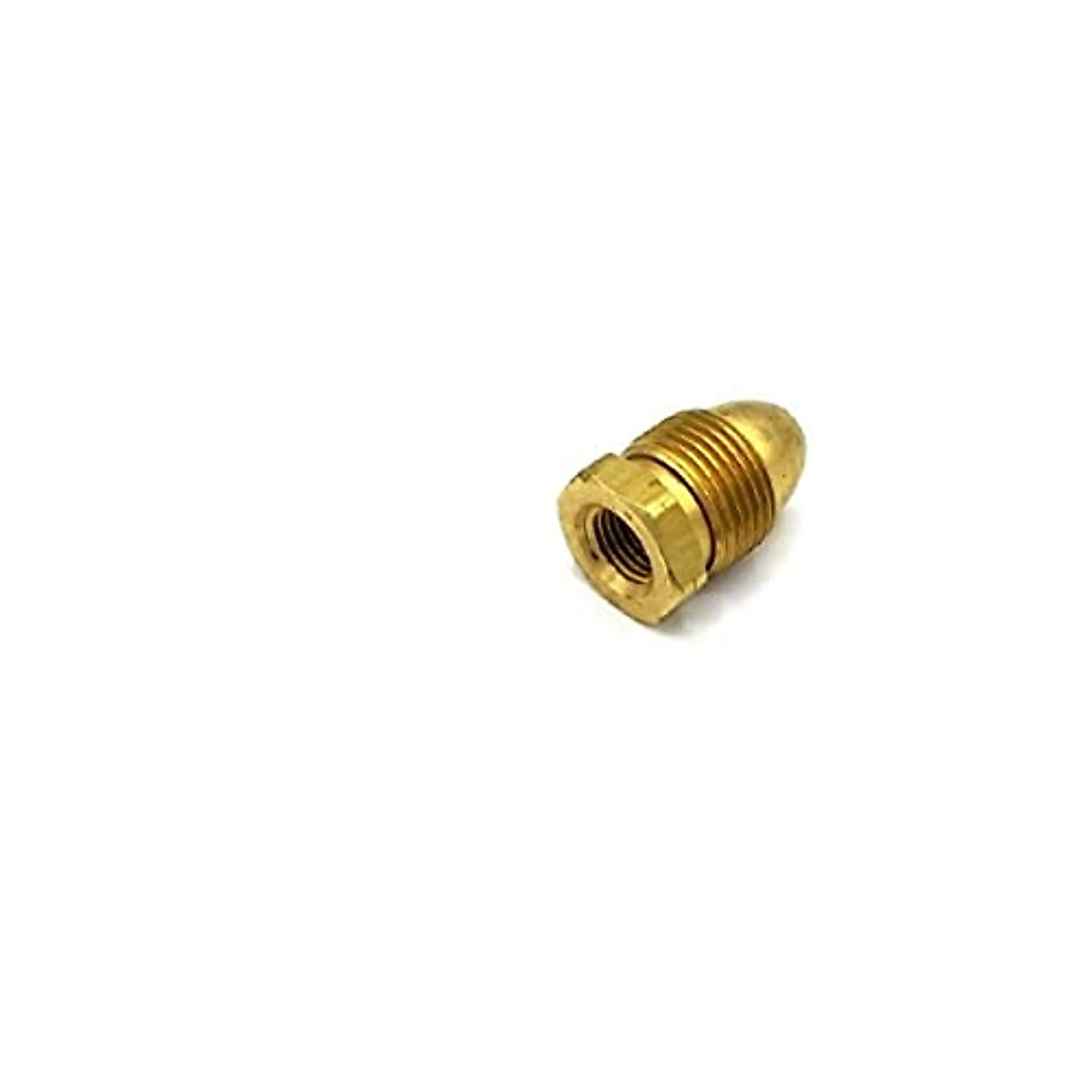 H0MEpartss Male POL Left Hand CGA-510 - Female 1/4" NPT FPT Propane Adapter Full Flow Brass