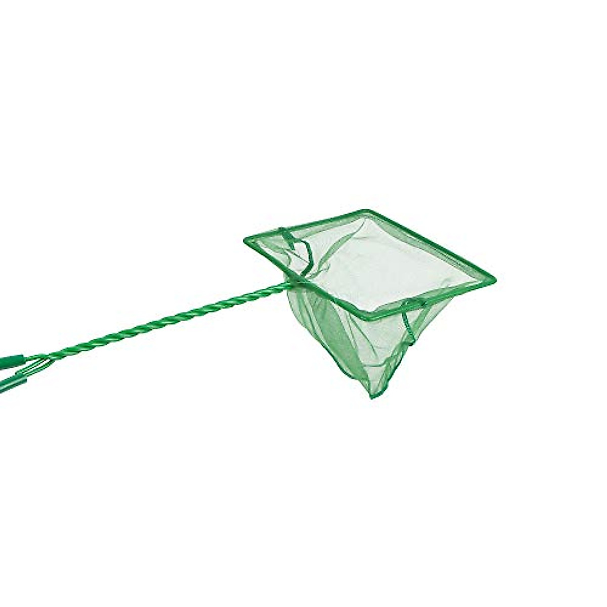 Tugaizi Aquarium Fish Net Fine Quick Catch Mesh Nylon Fishing Catch Nets with Plastic Handle - Green (3in, 4in,5in, 6in)