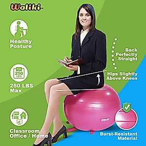 WALIKI Toys Chair Ball with Feet | Adult 13-101, 29"/75CM