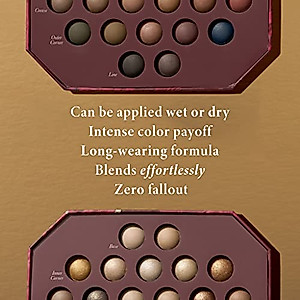 LAURA GELLER The Ultimate Eyeshadow Palette Warm & Wonderful | 31 Pigmented Baked Eyeshadows with Matte & Shimmer Finishes