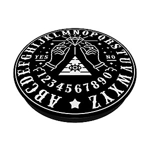 Ouija Board Creepy Horror Game Playing Halloween Art PopSockets Swappable PopGrip