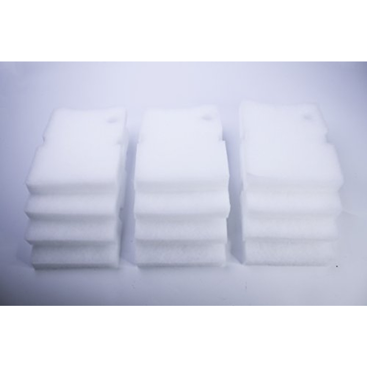 LTWHOME White Fine Filter Media Fit for Hydor Professional Canister Filter 450/600 (Pack of 12)