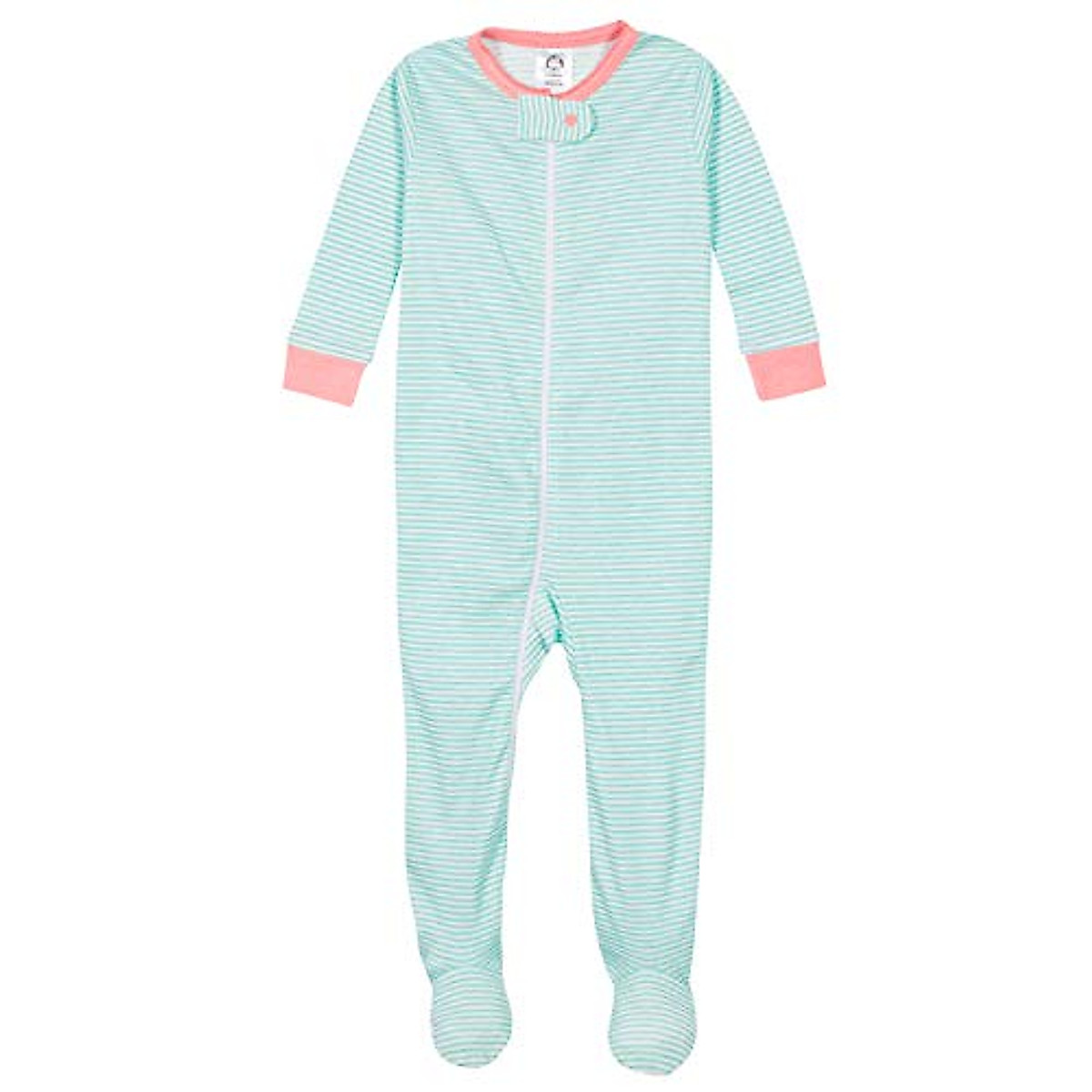 Gerber Baby Girls' 4-Pack Footed Pajamas, Love Llamas Pink, 18 Months