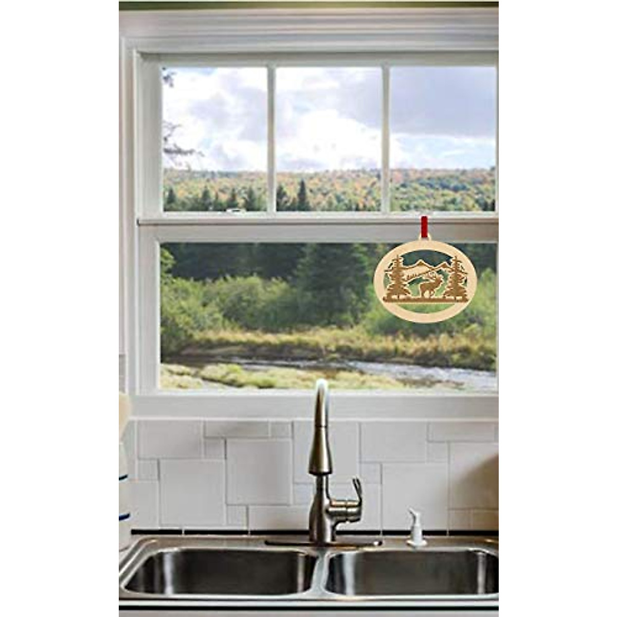 Elk Personalized Christmas Ornament | Hunting Gift for Men and Women, Elk Decoration, Fathers Day Gift, Customizable Gift, Wildlife Decor, 501074