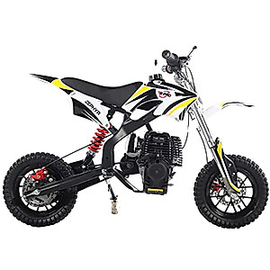 X-PRO 40cc Mini Dirt Bike Pit Bike, Gas Powered, Off-Road Motorcycle, Black, Recommended for Small Kids