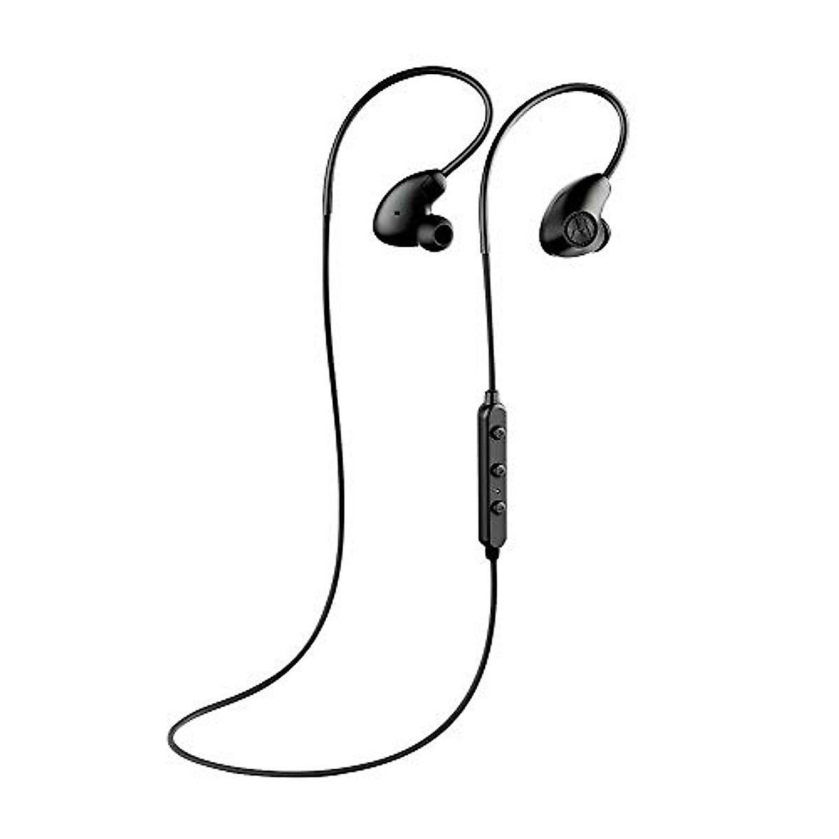 Motorola Verve Loop 500 ANC Sweat & Water Resistant Stereo Bluetooth 4.2 Earbuds "Siri & Google" Compatible (Retail Packing Kit) - Black