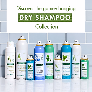 Klorane Dry Shampoo with Nettle for Oily Hair and Scalp, Regulates Oil Production, Paraben & Sulfate-Free, Travel Size, 1 oz.