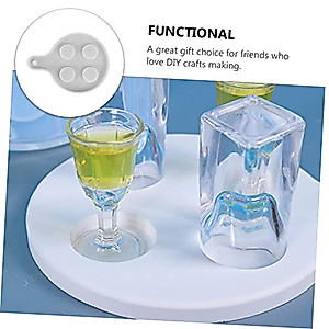 TEHAUX 3 Pcs Cup Holder Mold Silicone Square Mold Resin Coasters Square Silicone Mold Tray Silicone Coasters Molds Beer Flight Boards Resin Creative Wine Rack Mould Silicone Epoxy Mold