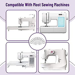 Mr. Pen- Sewing Machine Needles, 50 Pack, Universal Sewing Machine Needles for Singer, Brother, Janome, Varmax, Assorted Sizes 65/9, 75/11, 80/12, 90/14, 100/16, Needles for Sewing Machine
