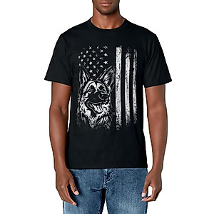 Patriotic German Shepherd - Dog Lover 4th Of July Pet Owner T-Shirt