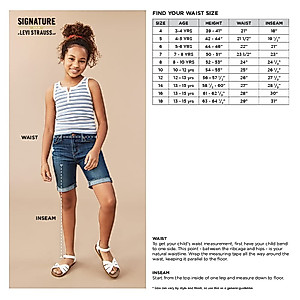 Signature by Levi Strauss & Co. Gold Girls' Super Skinny Jeans, (New) Totally Topaz, 7