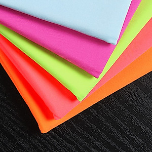 Artfish Women's Sleeveless Cropped Shirts High Neck Stretchy Fitted Basic Crop Tank Top (Hot Pink, M)