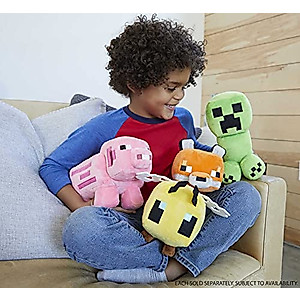 Mattel Minecraft Basic Plush Character Soft Dolls, Video Game-Inspired Collectible Toy Gifts for Kids & Fans Ages 3 Years Old & Up