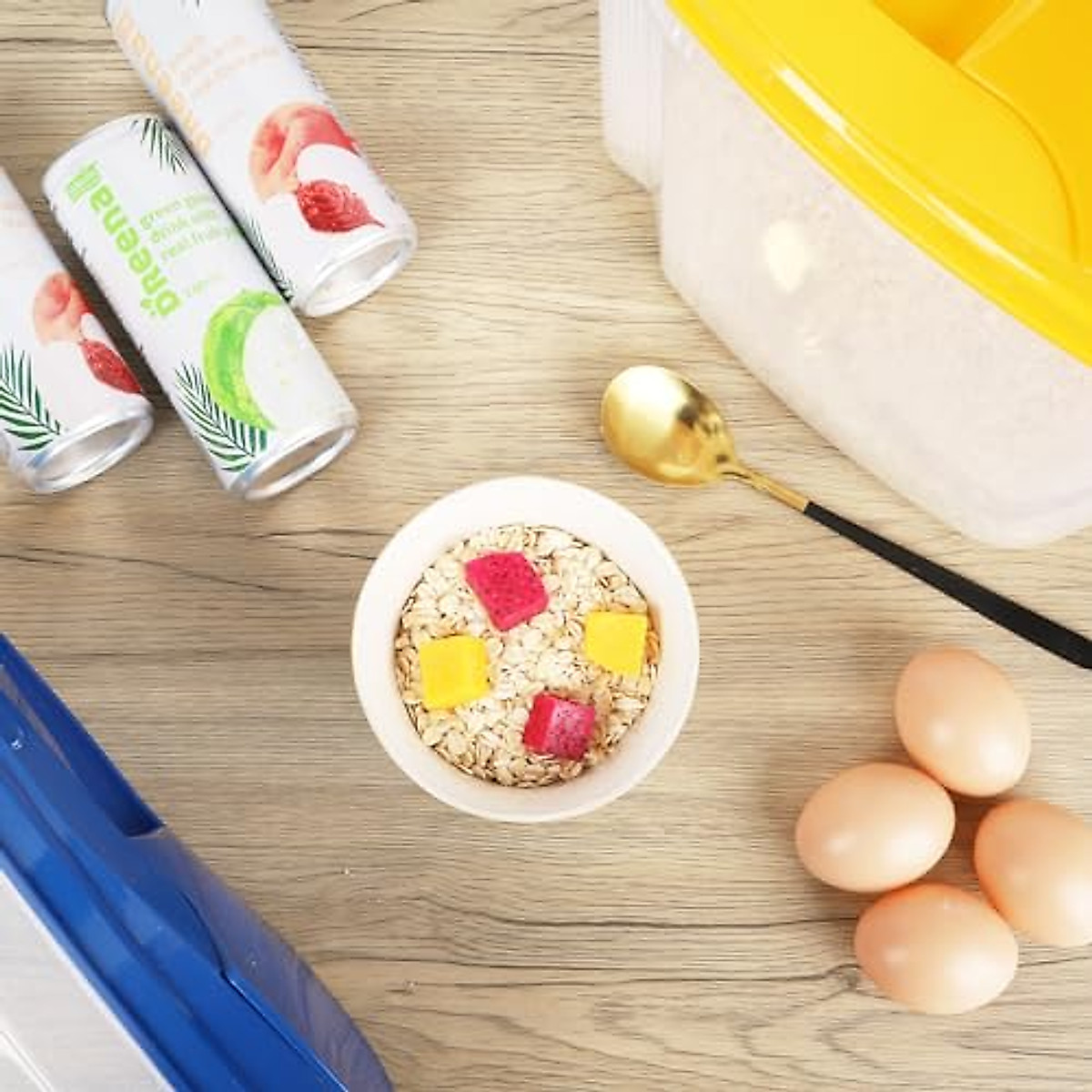 MIOKIL 2 Packs Food Containers Storage, Airtight Food Storage Containers with Lid, BPA-Free Pantry Organizers and Storage for Cereal, Flour Rice, Cereal Dispenser with 6.6LB