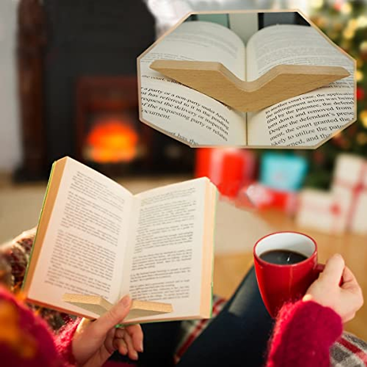 Crehikali Metal Bookmarks for Women Book Lovers Readers,with Butterfly Pendant,Unique Gift with Book Page Holder,2in1 Set