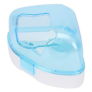 Scicalife Pet Hamster Sand Bathroom, Hamster Sand Bath Container, Large in Blue Plastic Sand Bath Container with Scoop Hamster Sandbox for Hamster Small Pet