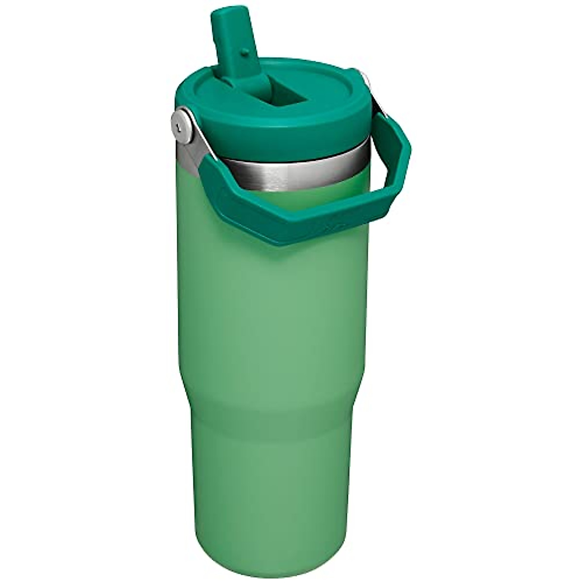 Stanley IceFlow Stainless Steel Tumbler - Vacuum Insulated Water Bottle for Home, Office or Car Reusable Cup with Straw Leak Resistant Flip Cold for 12 Hours or Iced for 2 Days, Jade, 30oz
