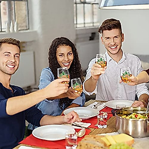 Let's Get Slothed Stemless Wine Glass Funny Sloth Mug Gift for Sloth Lovers Him Her Men Women Friend Family Coworker on Birthday Christmas Thanksgiving Festival Graduation Wine Glass Present, 17 oz