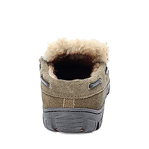 Clarks Men's, Venetian Moccasin Slipper SAGE GREEN 10 W