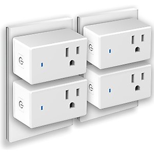 ExIoTy Mini Smart Plug, Compatible with Alexa Only, Simple Setup with One Voice Command, Remote Control, Timer & Schedule & Group Controller, Stable Connection, Echo Required (4 Pack)