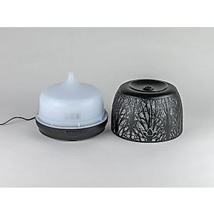 Aroma Outfitters Large Iron Essential Oil Diffuser | Aromatherapy Diffuser That Purifies Air | Ultrasonic Humidifier 7 Color LED Lights | Home Essentials | Scent Diffuser | Large Water Tank of 500mL