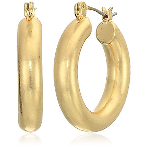 Lucky Brand Small Tubular Hoop Earrings 1"