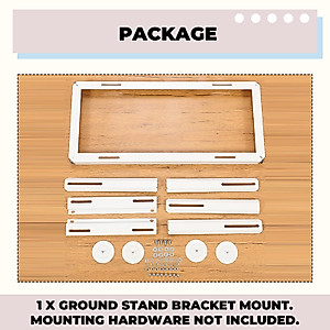 KUAFU Ground Stand Bracket Mount for Mini Split Air Conditioner Heat Pump 9,000-12,000 BTU Heavy Duty Steel Powder Coated