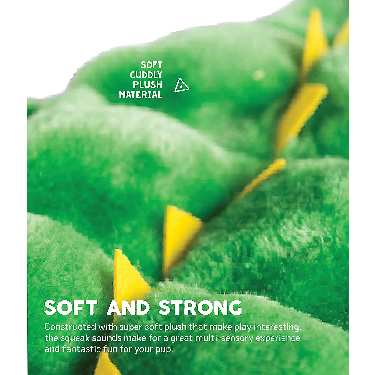 Outward Hound Squeaker Matz Plush Gator Dog Toy, XXL