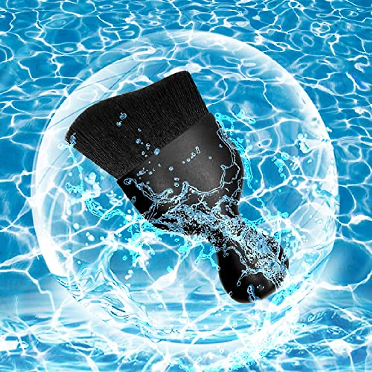 Auto Interior Dust Brush, Dashboard Air Outlet Gap Dust Removal Brush, Car Interior Cleaning Tool for Home Office Detailing Auto Air Conditioner Vents,Leather and Keyboard (Black)