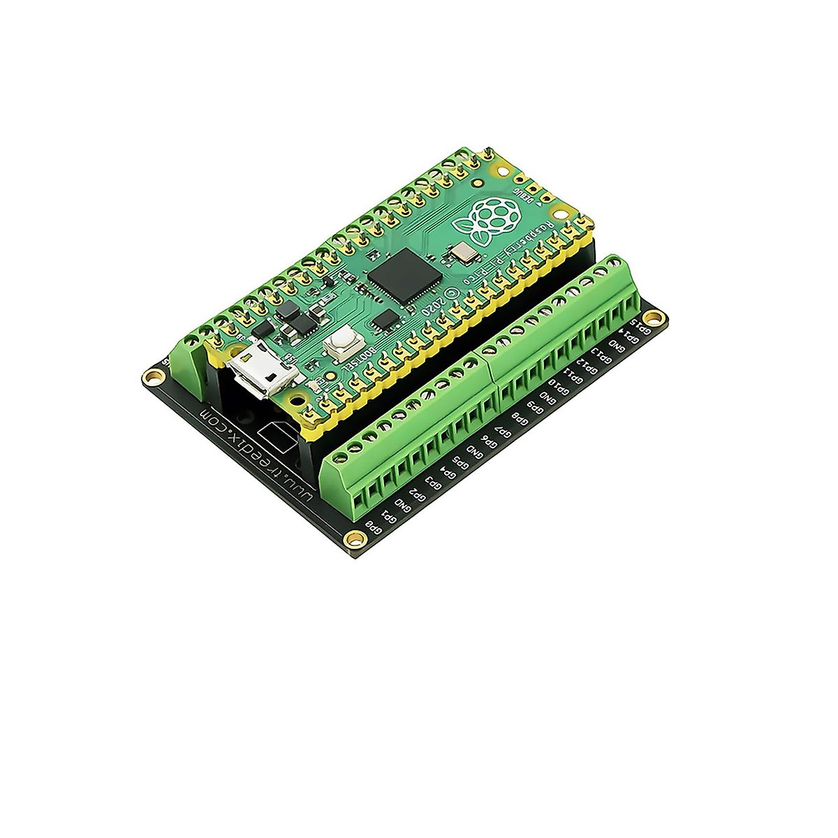 Treedix Breakout Board for Raspberry PI PICO Flexible PCB Shield Board Terminal Block Shield with Pin Header