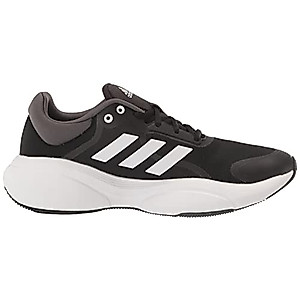 adidas Women's Response Running Shoe, Core Black/FTWR White/Grey Six, 9.5