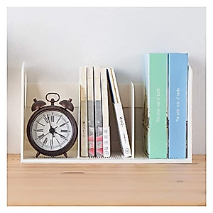 Book Ends Book Ends Plastic Bookend, Organize Office bookends, Fixed Bookends, Storage Bookends, Suitable Office, Desk, Living Room Book Ends. Durable and Stylish bookends Bookends (Color : OneColor