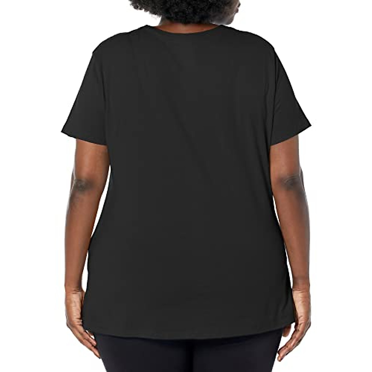 Just My Size Plus-Size Pure Cotton Jersey T-Shirt, Wide Classic Crewneck Tee for Women